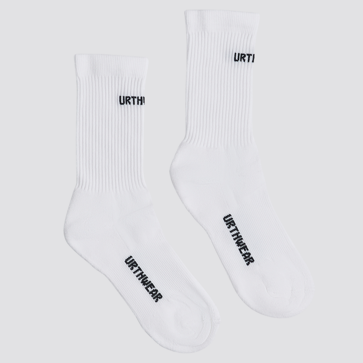 Unisex White Crew Socks – GOTS Organic Cotton, Sustainable, Ethical ...